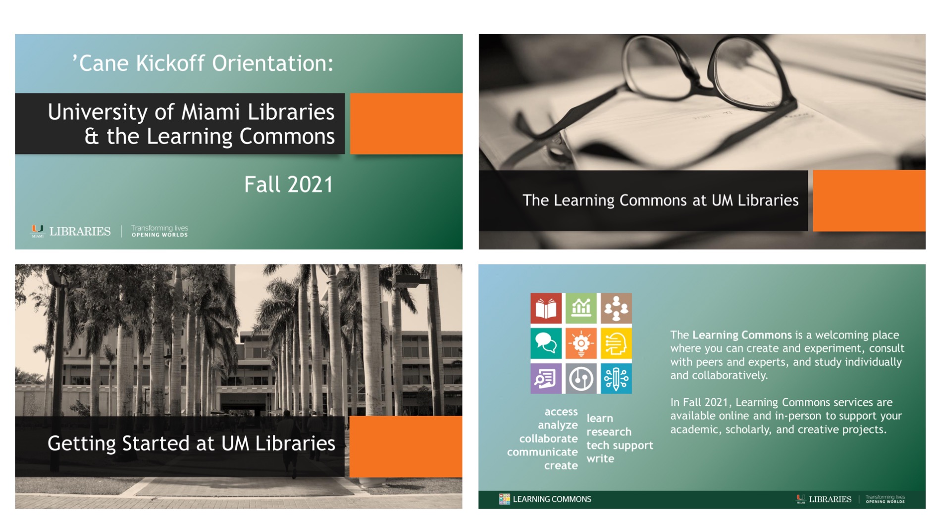 Welcome to UM Libraries & Learning Commons – Fall 2021 | University of ...
